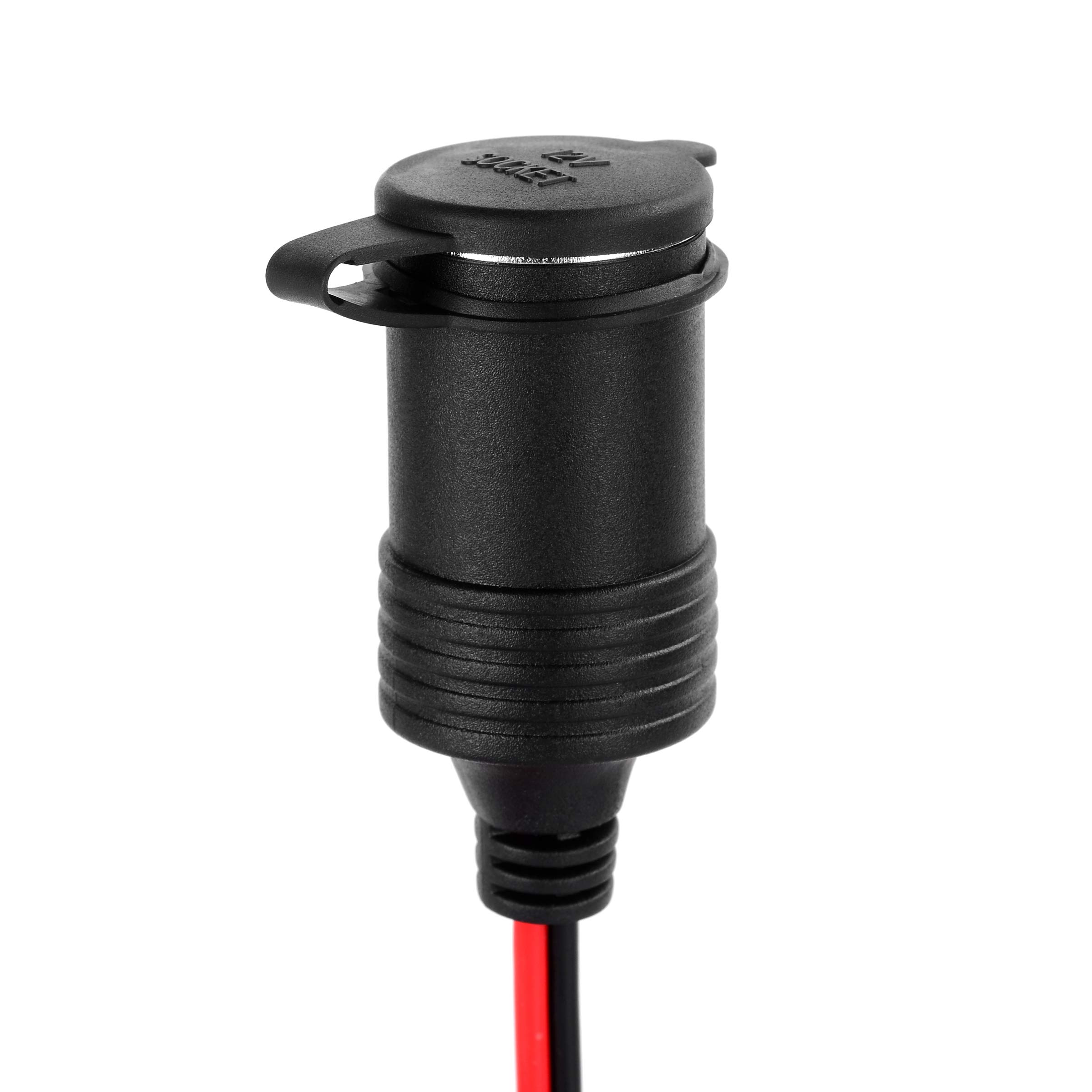 Snapklik.com : BONATECH 9.8 FT 12V Car Chargers Car Cigarette Lighter ...
