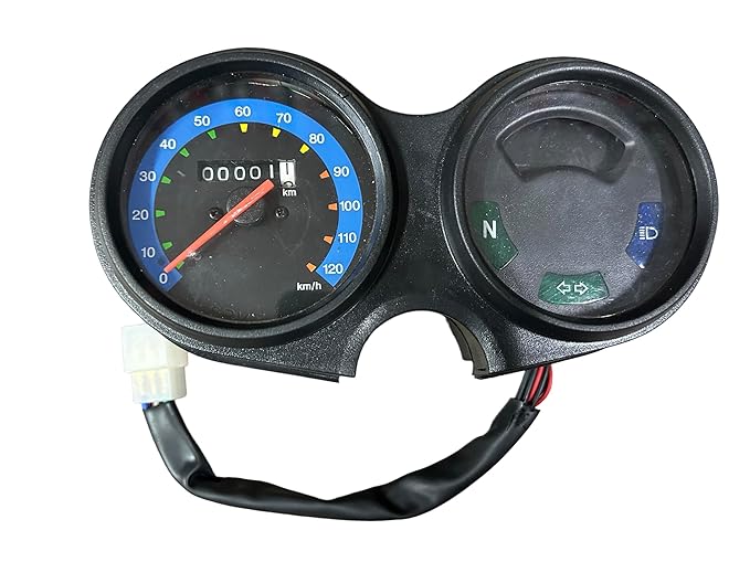 SRV Speedometer Assembly for Bajaj Boxer CT Deluxe/Boxer AR(with wiring ...