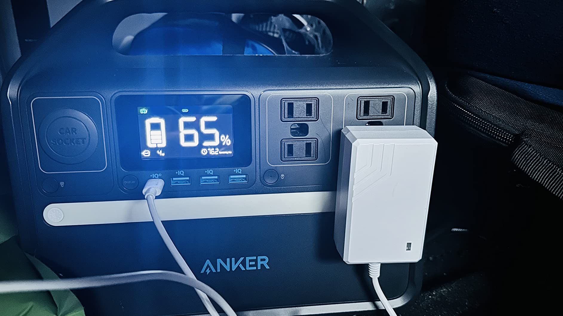 $17/mo - Finance Anker 535 Solar Generator, Powerhouse 512Wh with 100W ...
