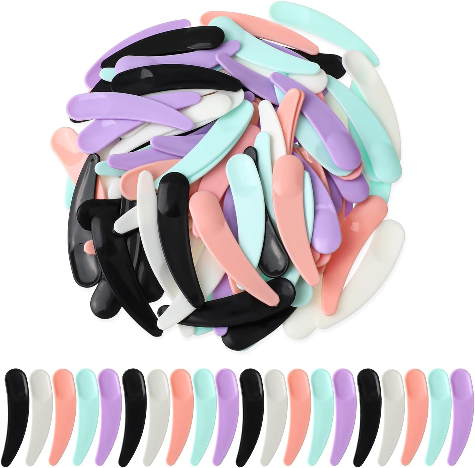 Amazon.com : RONYOUNG 300PCS Mini Spatula for Cosmetics, Bulk ...