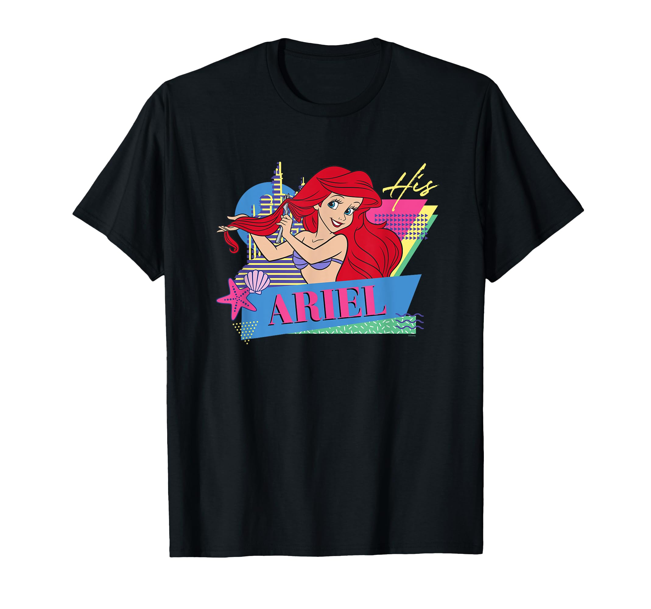 Amazon.com: Disney The Little Mermaid Retro Couples Matching His Ariel ...