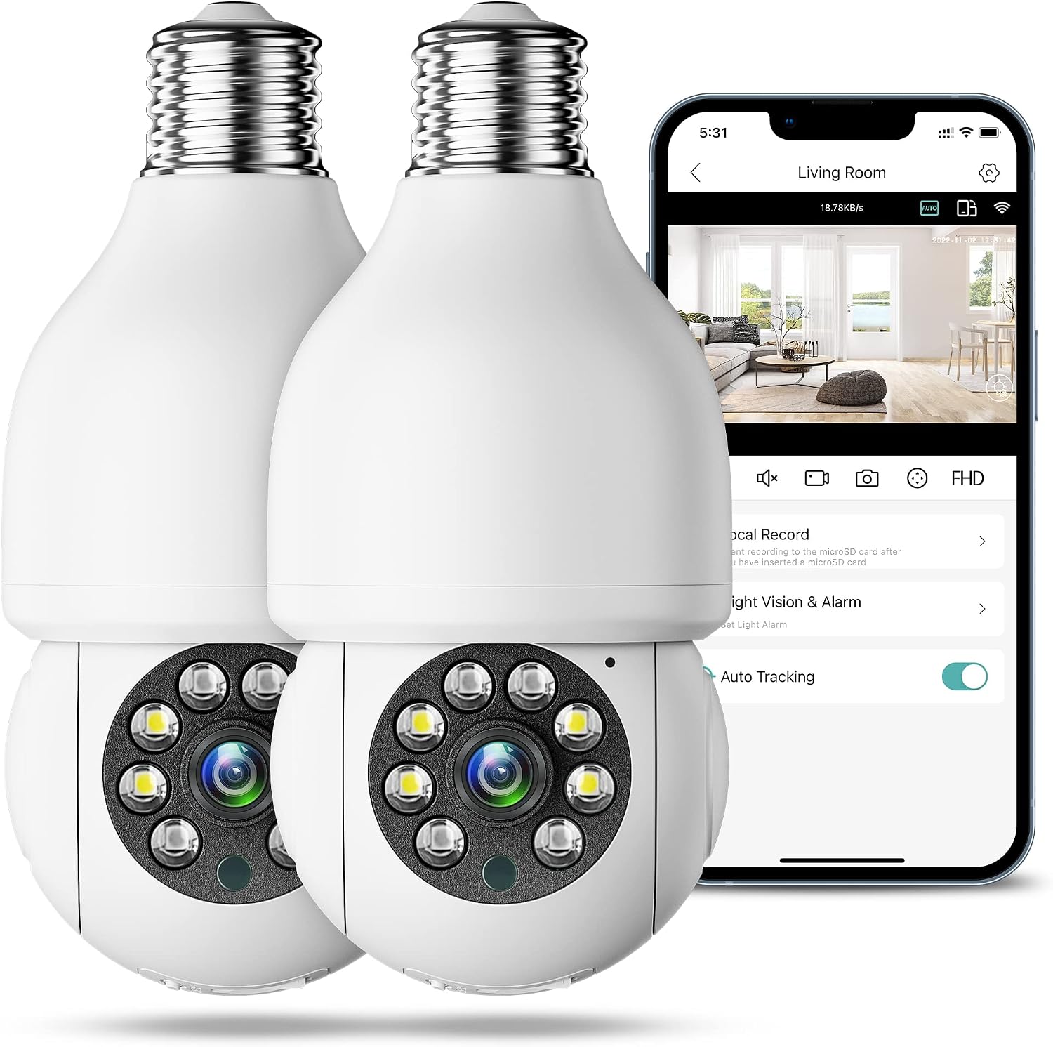 Safe Cam 360 Light Bulb Camera
