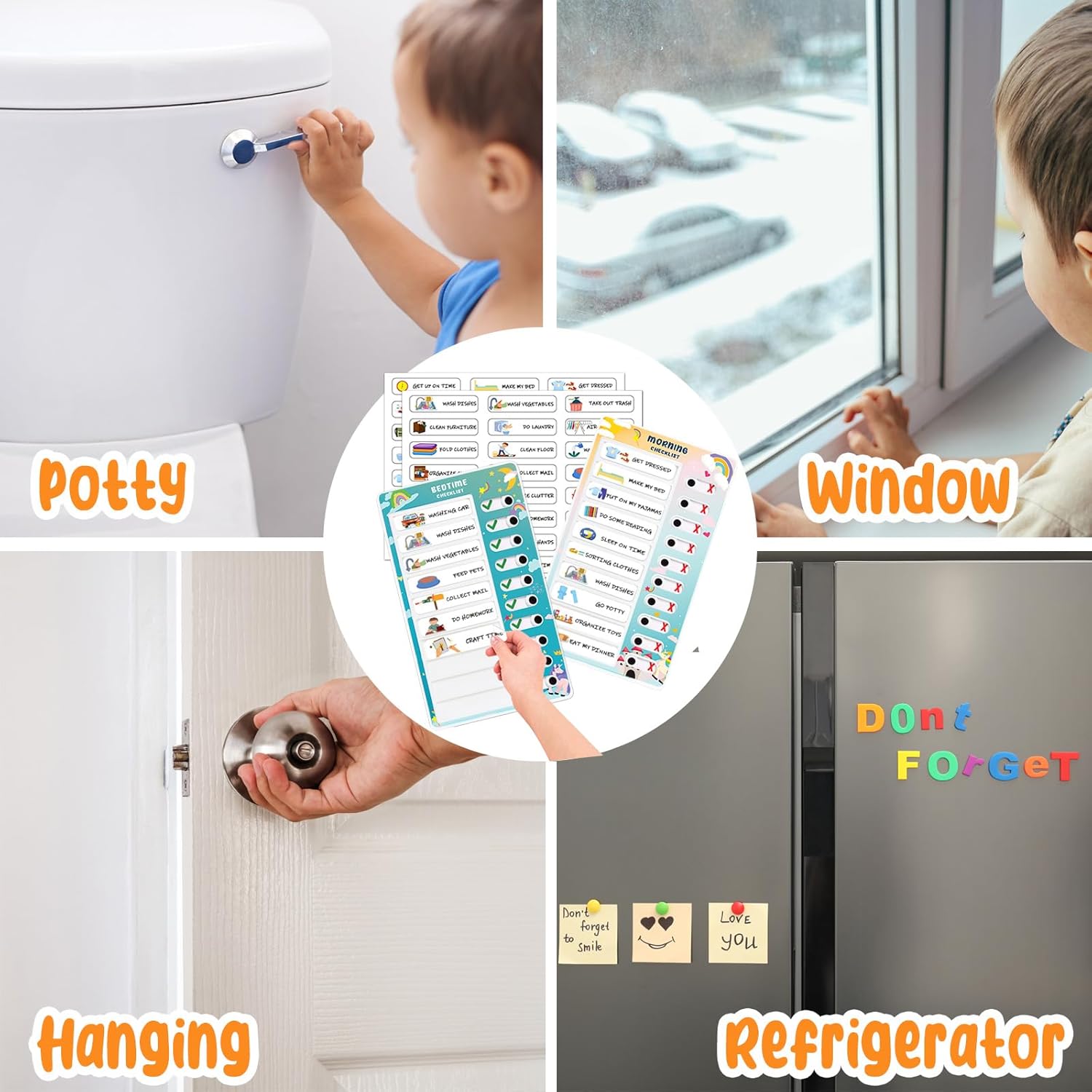 Chore Chart for Kids Interactive Morning Bedtime Australia | Ubuy