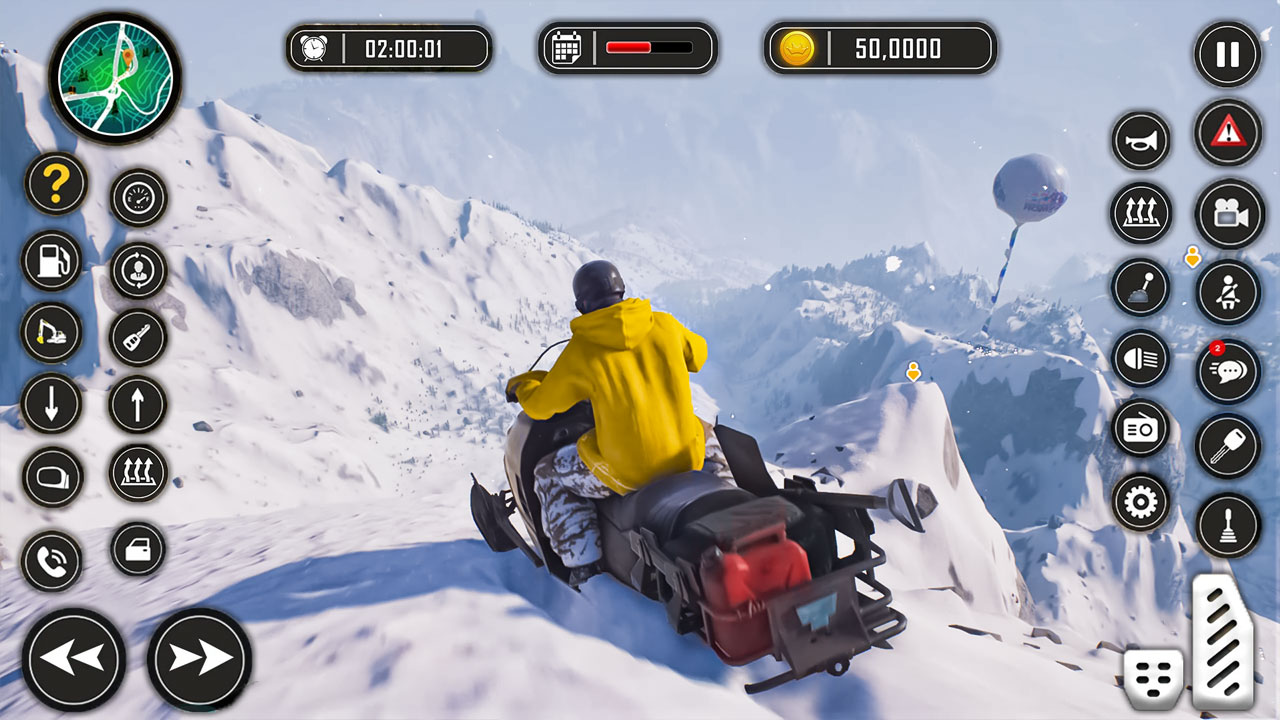 Snow Bike Championship Offroad Motorcycle Games: Snowmobile Bike Stunt ...