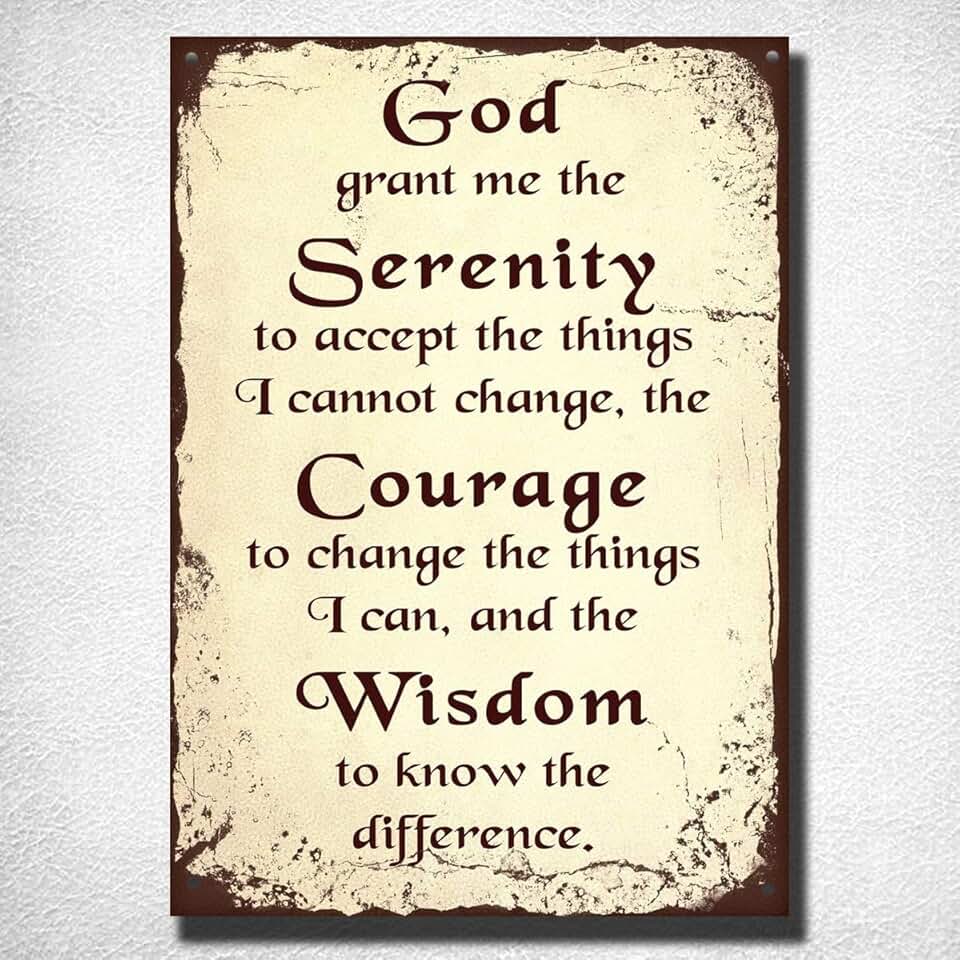 Amazon Serenity Prayer Sign amazon-serenity-prayer-sign
