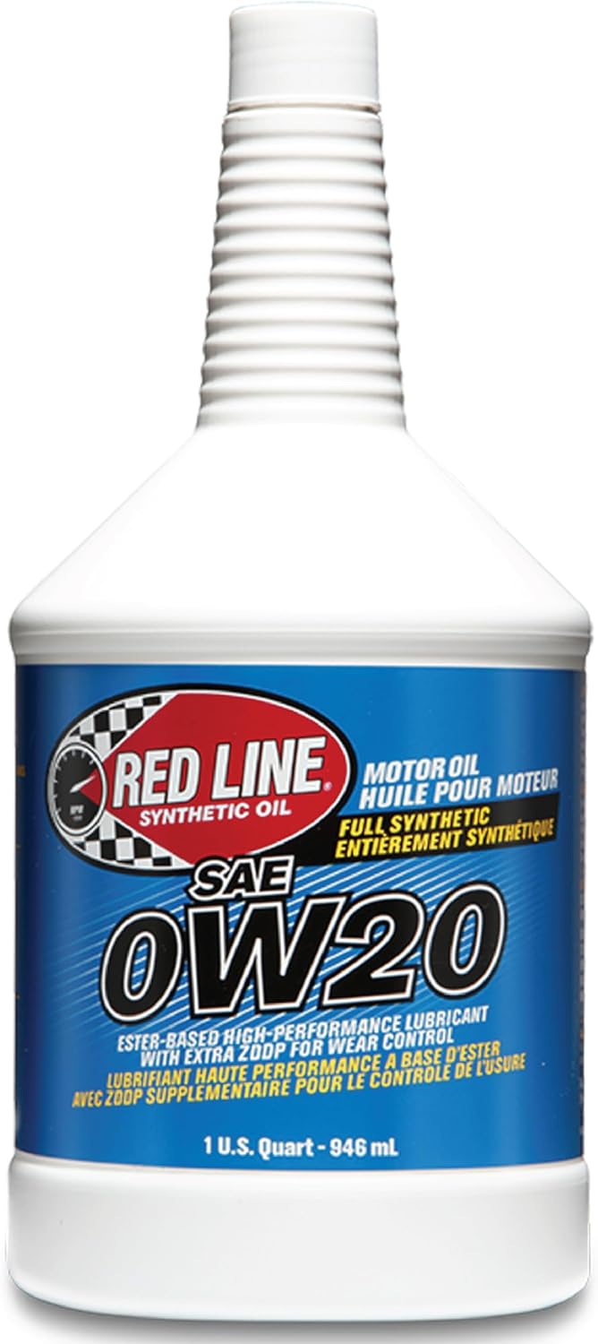 Red Line High Performance Engine Oil 0W20 946ml : Amazon.co.uk: Automotive