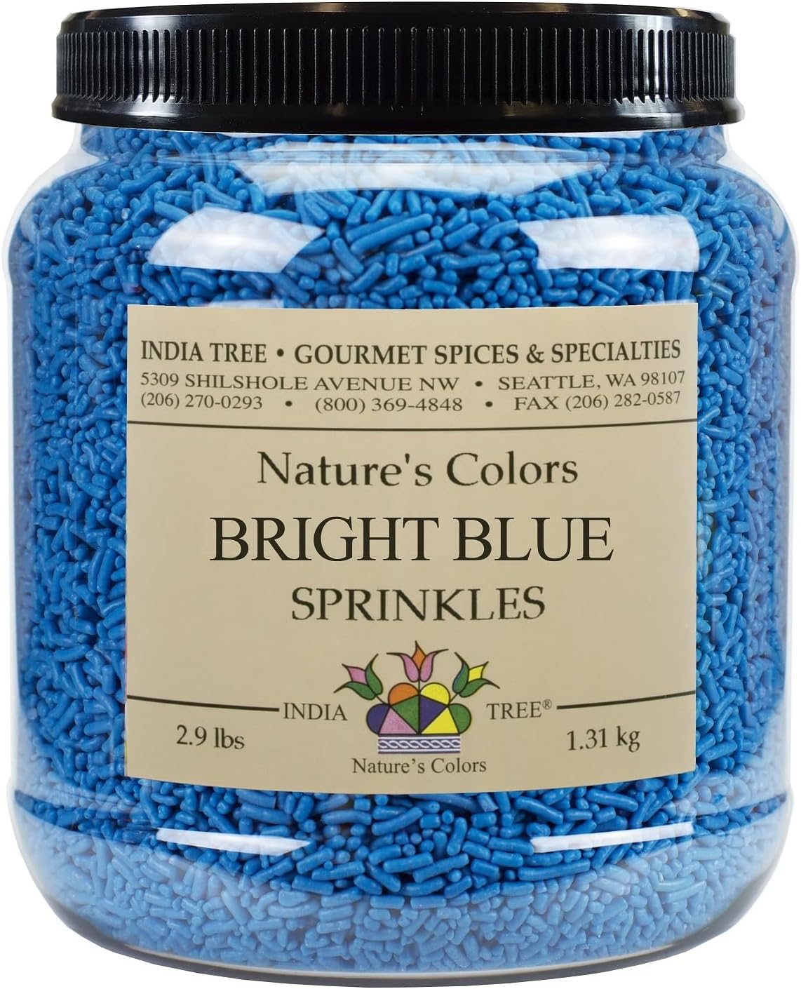 Amazon.com: India Tree, Ultra Violet Sparkling Sugar, Canister ...