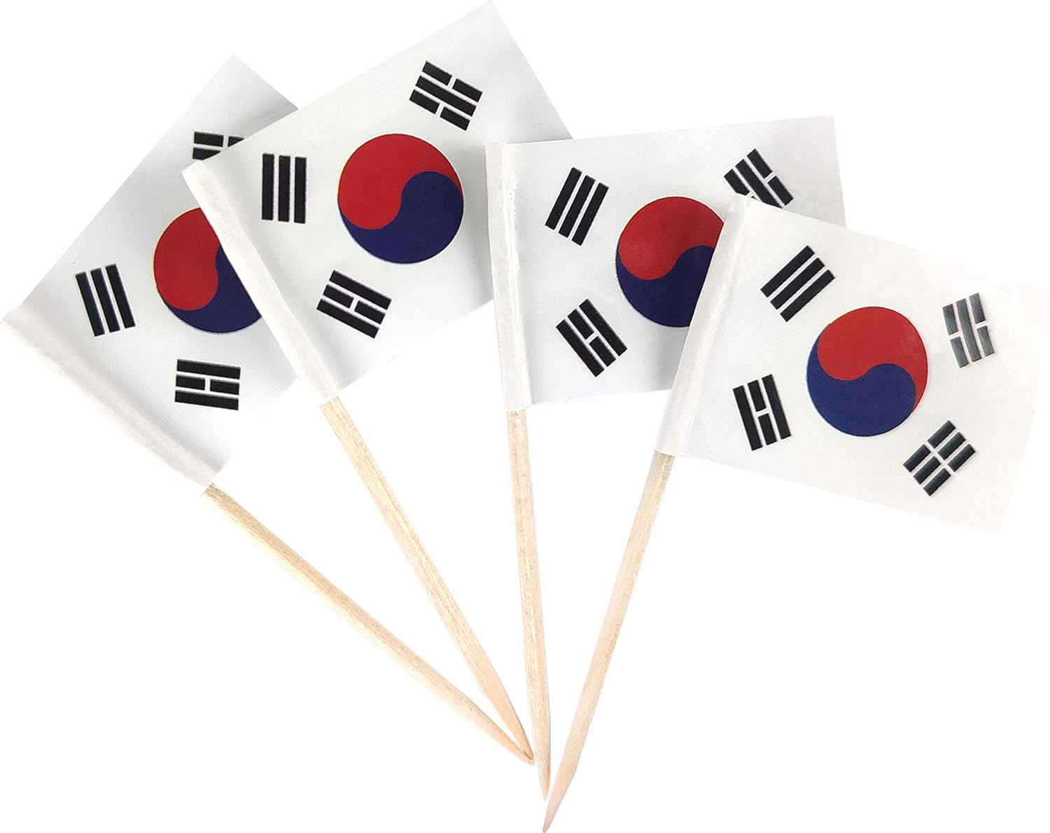 Amazon.com: JBCD South Korea Toothpick Flag South Korean Mini Small ...
