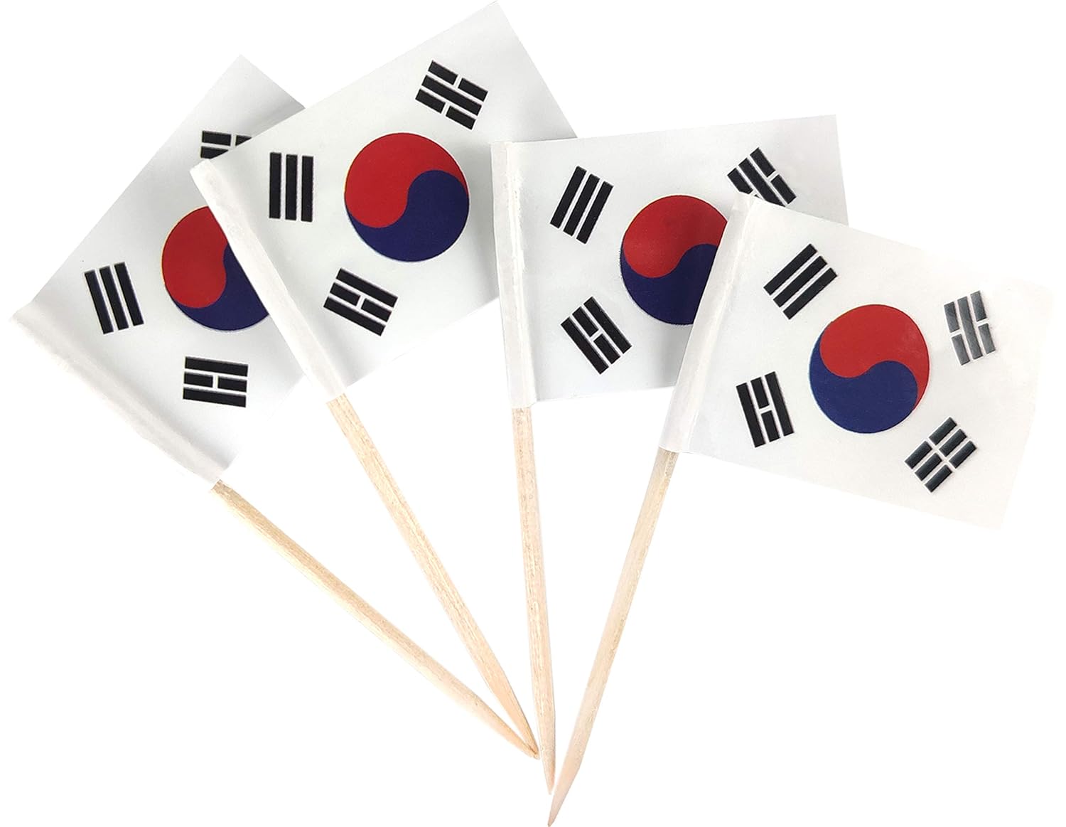 Amazon.com | JBCD South Korea Toothpick Flag South Korean Mini Small ...