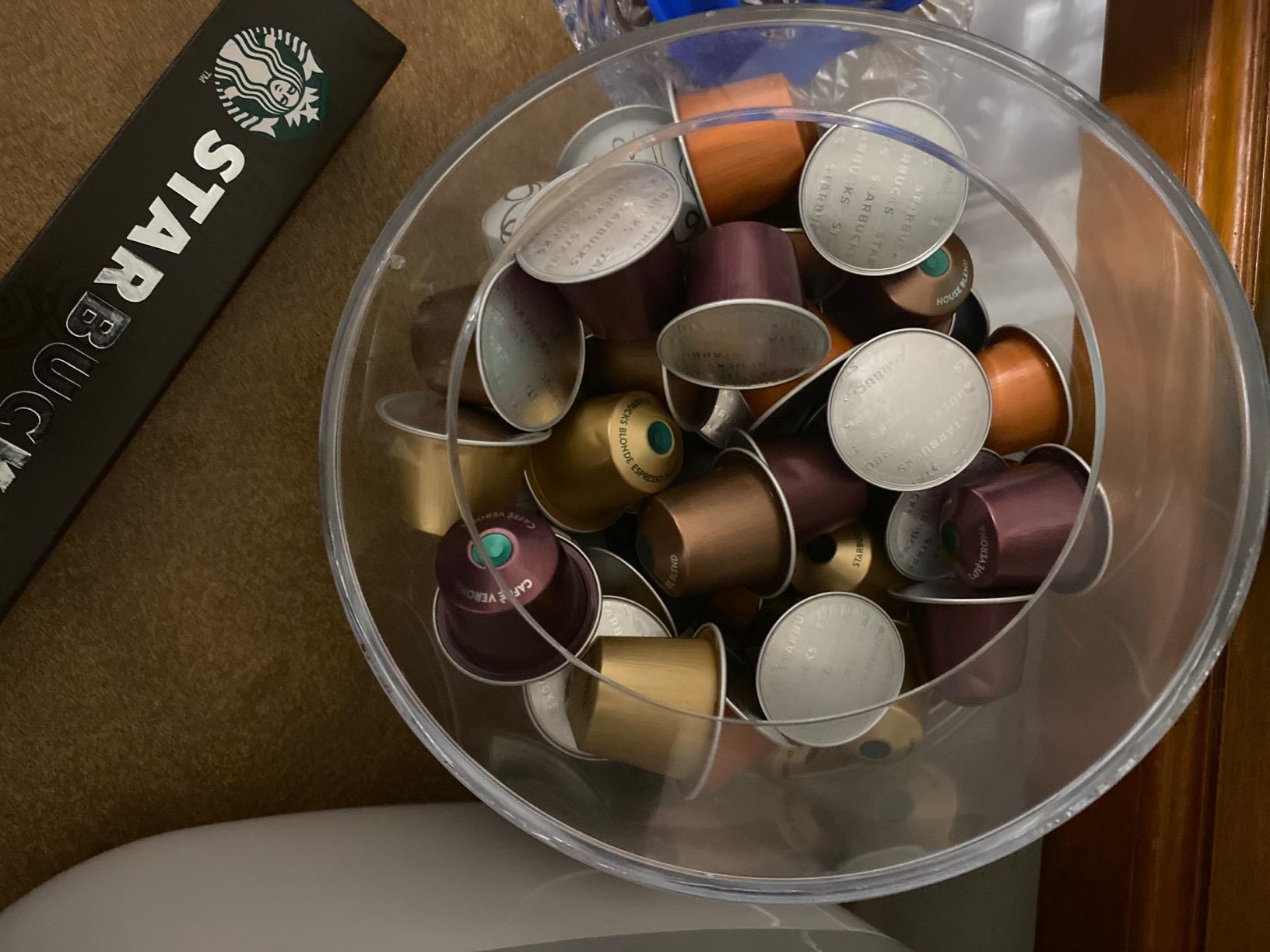 STARBUCKS by NESPRESSO Coffee Pods Variety Pack 60 Capsules (10 of each ...