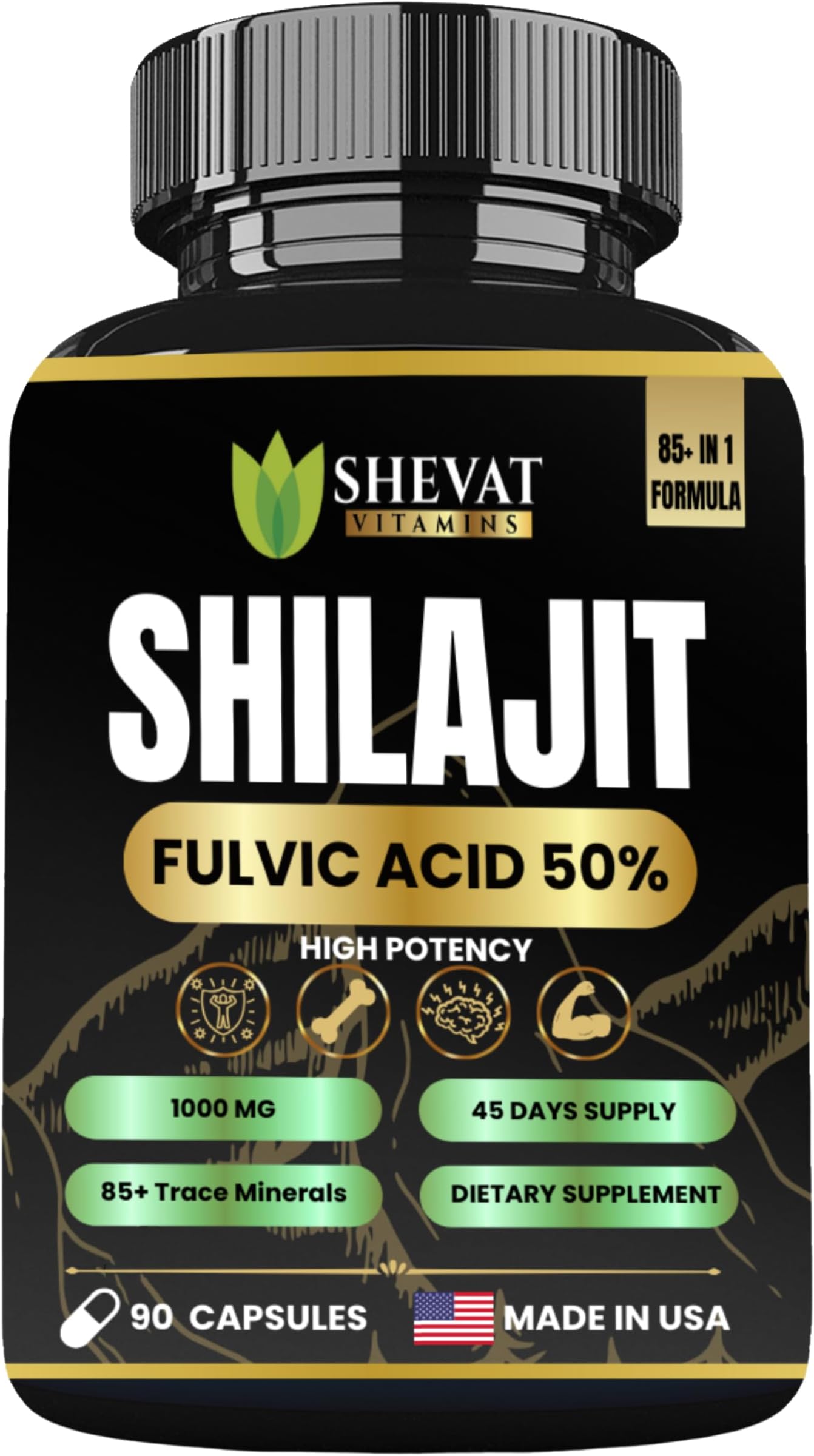 Amazon.com: Thinbi Pure Himalayan Shilajit 10000mg Maximum Potency ...