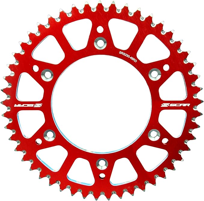 Amazon.com: SCAR Aluminum Alloy Rear Sprocket Compatible with Honda CR ...
