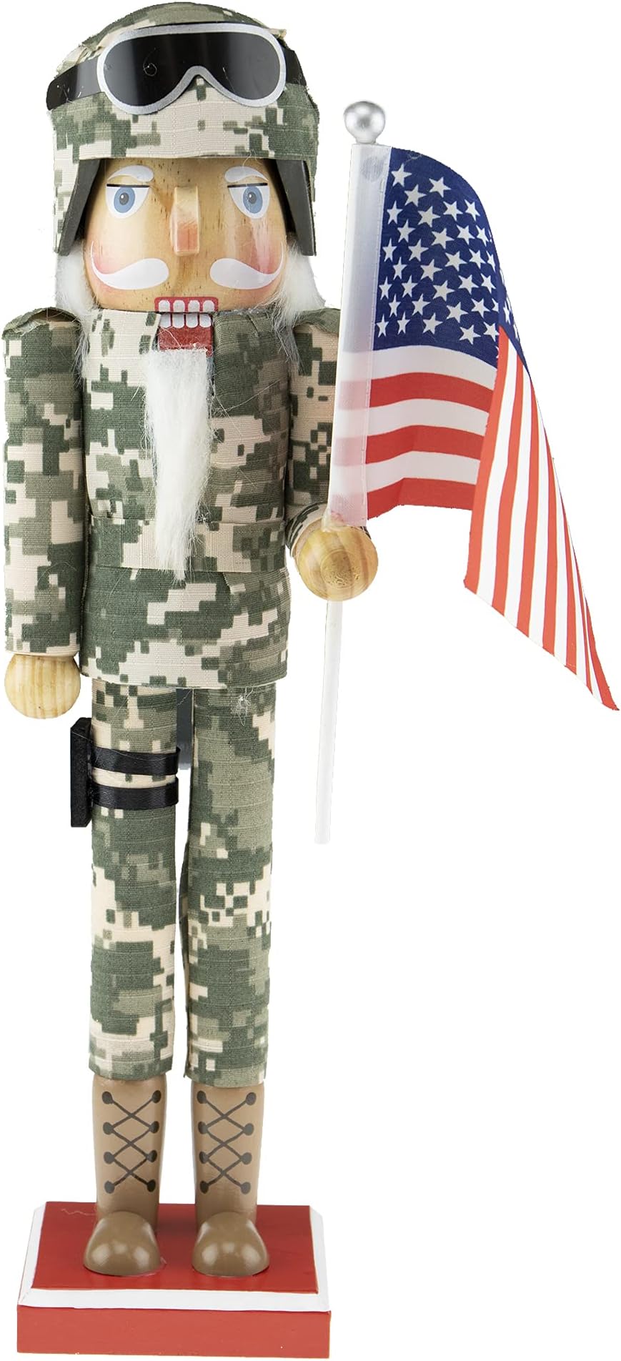 Amazon.com: Northlight 15" Beige and Green Army Soldier in Fatigues ...