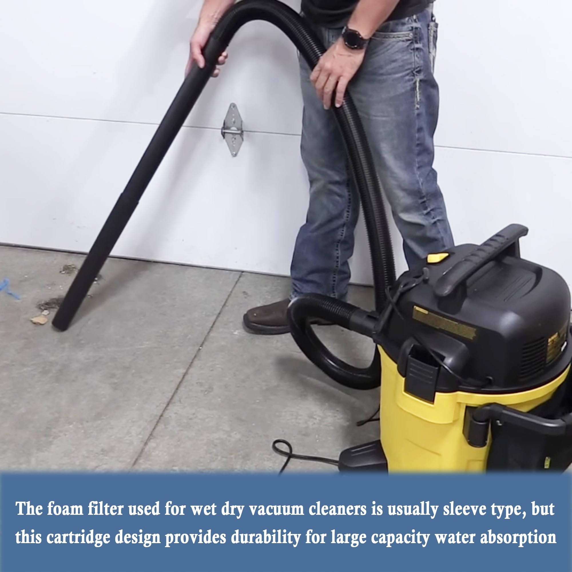 Snapklik.com : VF7000 Replacement Foam Filter For Ridgid Wet Only Vac ...