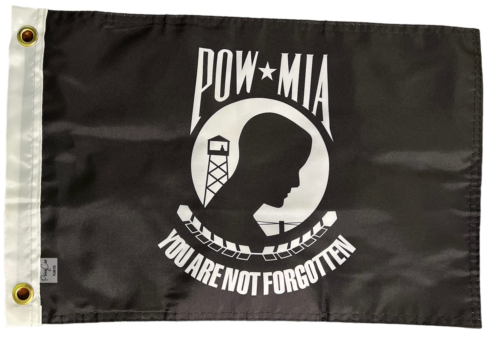 Amazon.com : POW MIA BLACK 12x18IN FLAG YOU ARE NOT FORGOTTEN USA ...