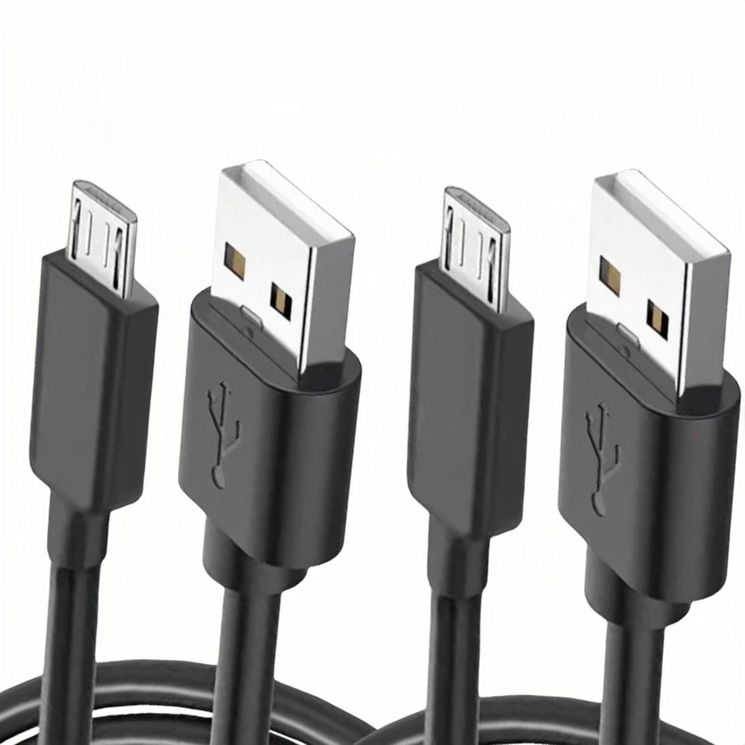 Amazon.com: 10Ft Micro USB Cable (2Pack) compatible with for Charging ...