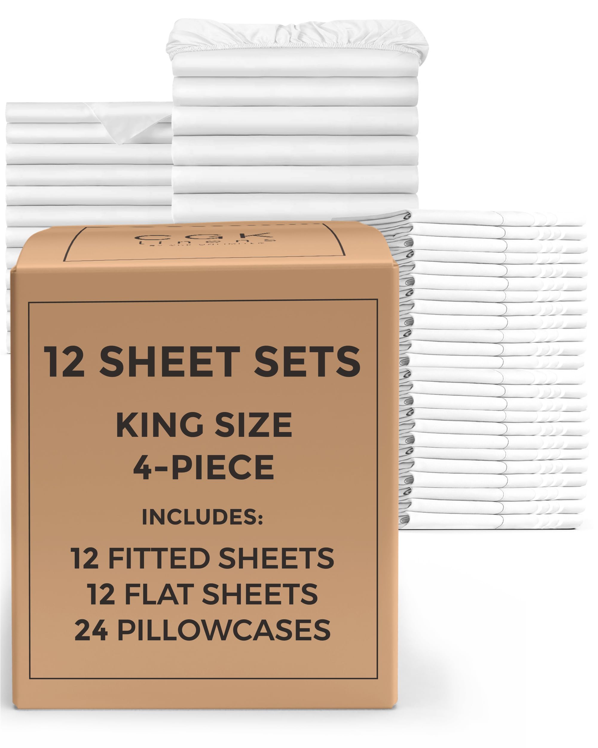 Amazon.com: Bulk Case Pack of 12 Sheet Sets - (12) Complete Sheet Sets ...