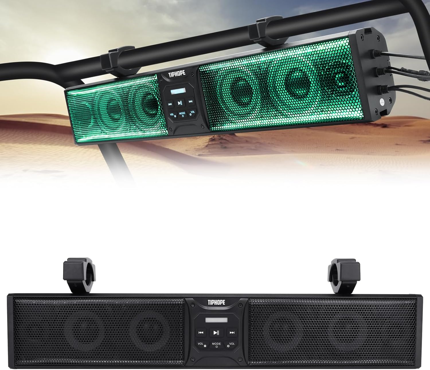 Amazon.com: TIPHOPE 26 Inch UTV Sound Bar w/6 Speaker,ATV SoundBar ...