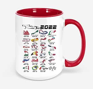 Amazon.com: Formula 1 Detailed Season 2022 Coffee Mug Formula 1 Racing ...