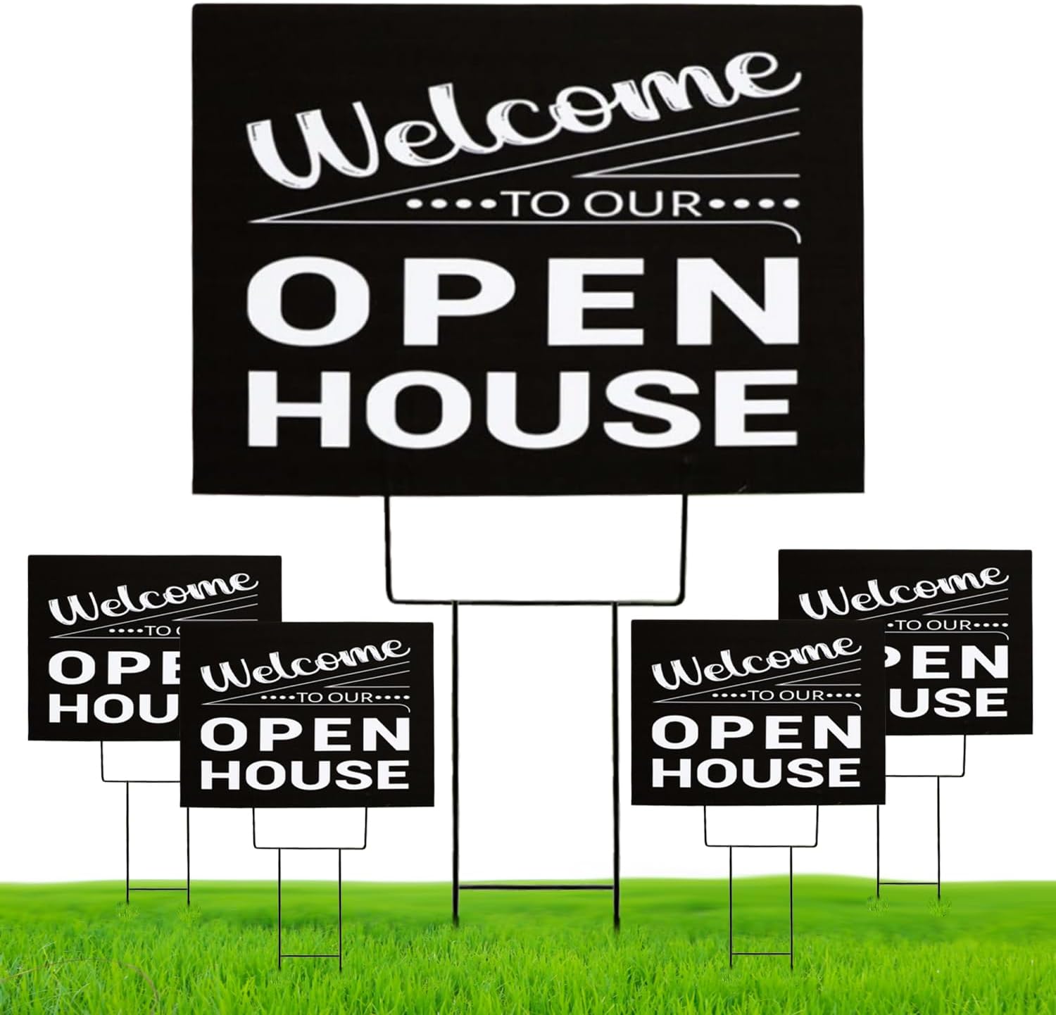 Amazon.com : Open House Sign For Real Estate Bussiness with Warm ...