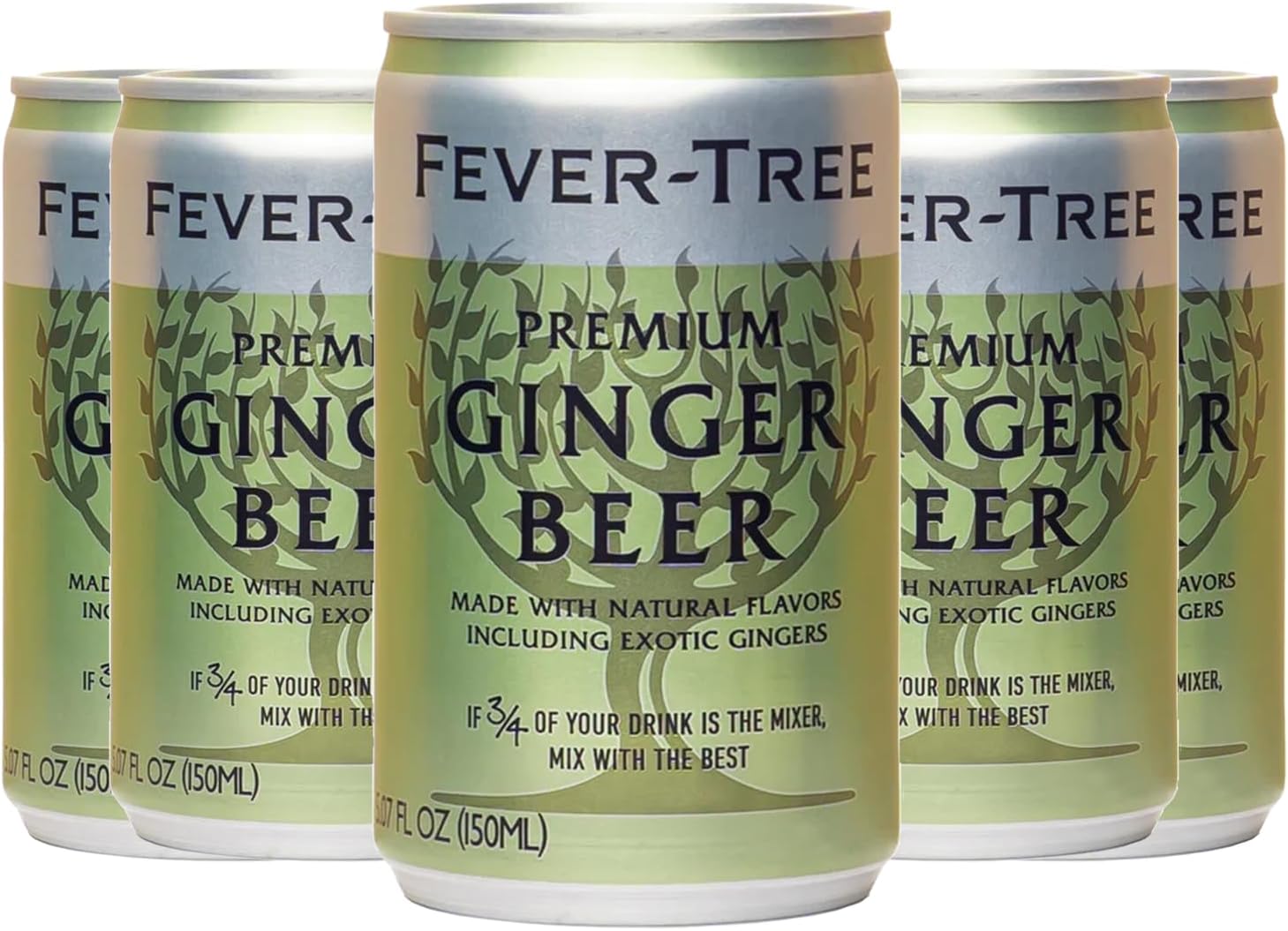 Amazon.com: Fever Tree Premium Ginger Beer - Premium Quality Mixer and ...