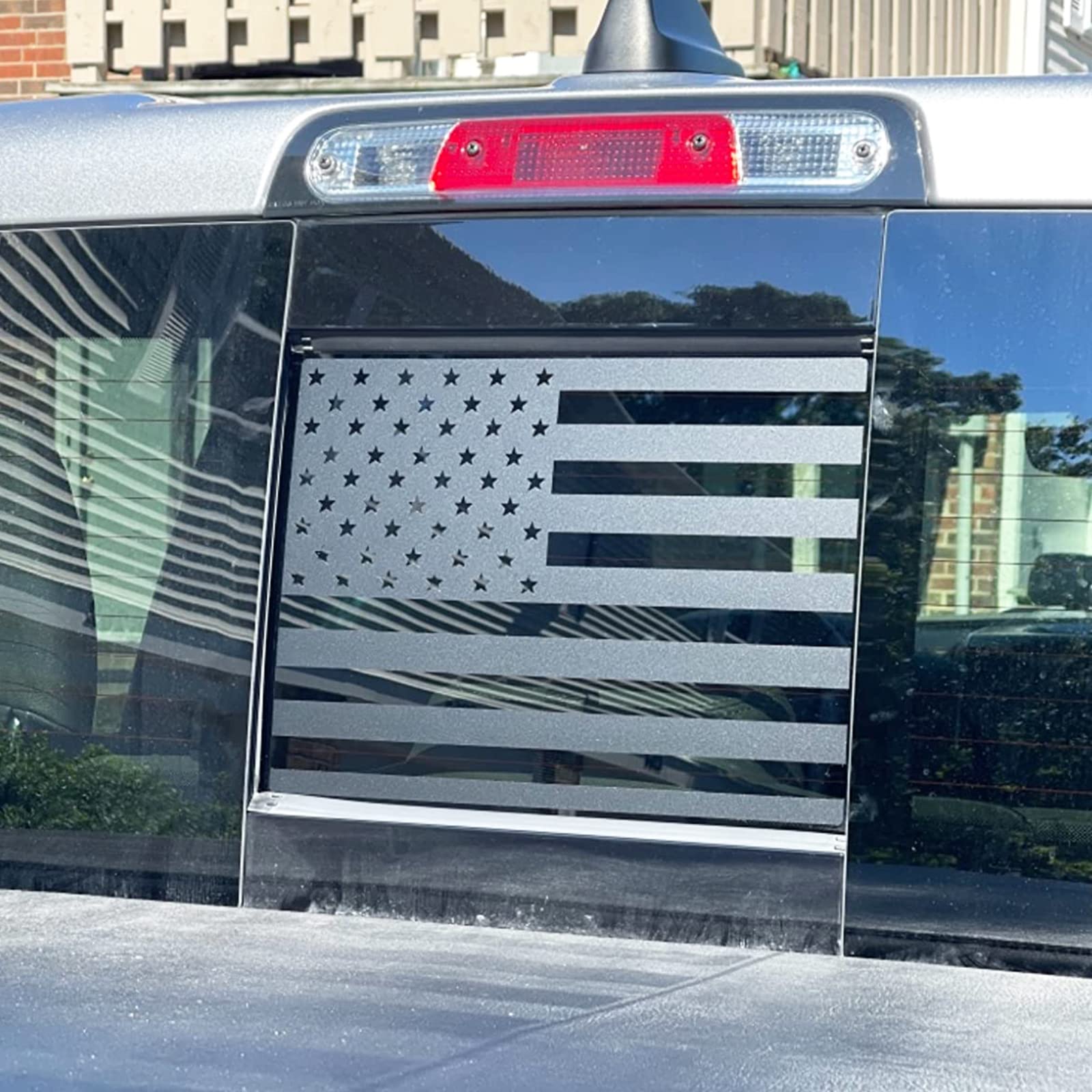 Snapklik.com : Zxiaochun Rear Middle Window American Flag Decal For ...