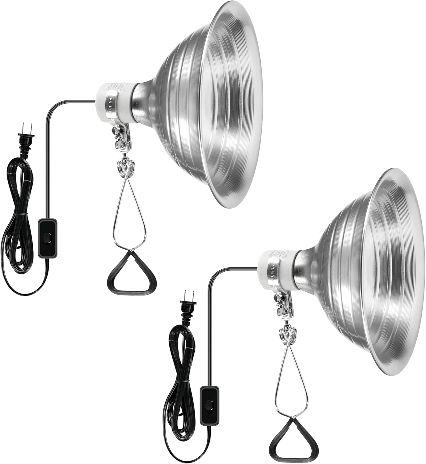 Amazon.com : Simple Deluxe Clamp Lamp Light with 8.5 Inch Aluminum ...