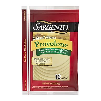 Amazon.com: Sargento, Provolone Natural Cheese Slices, 8 oz : Grocery ...