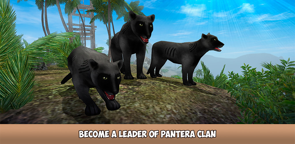 Panther Family African Life: Animal Dash Safari Big Cat Simulator ...
