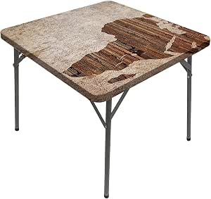 Amazon.com: JUNTAIY African Elastic Square Tablecloth, Geography Theme ...
