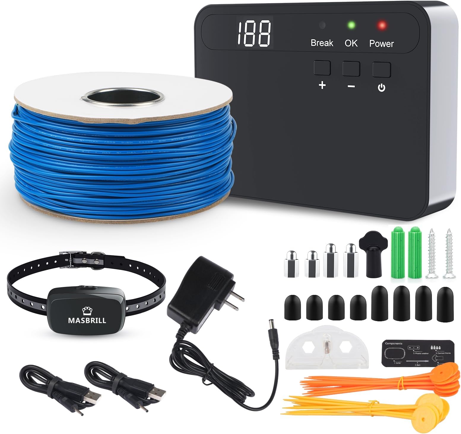 Amazon.com : MASBRILL Electric Fence for Dogs - Underground Dog Fence ...