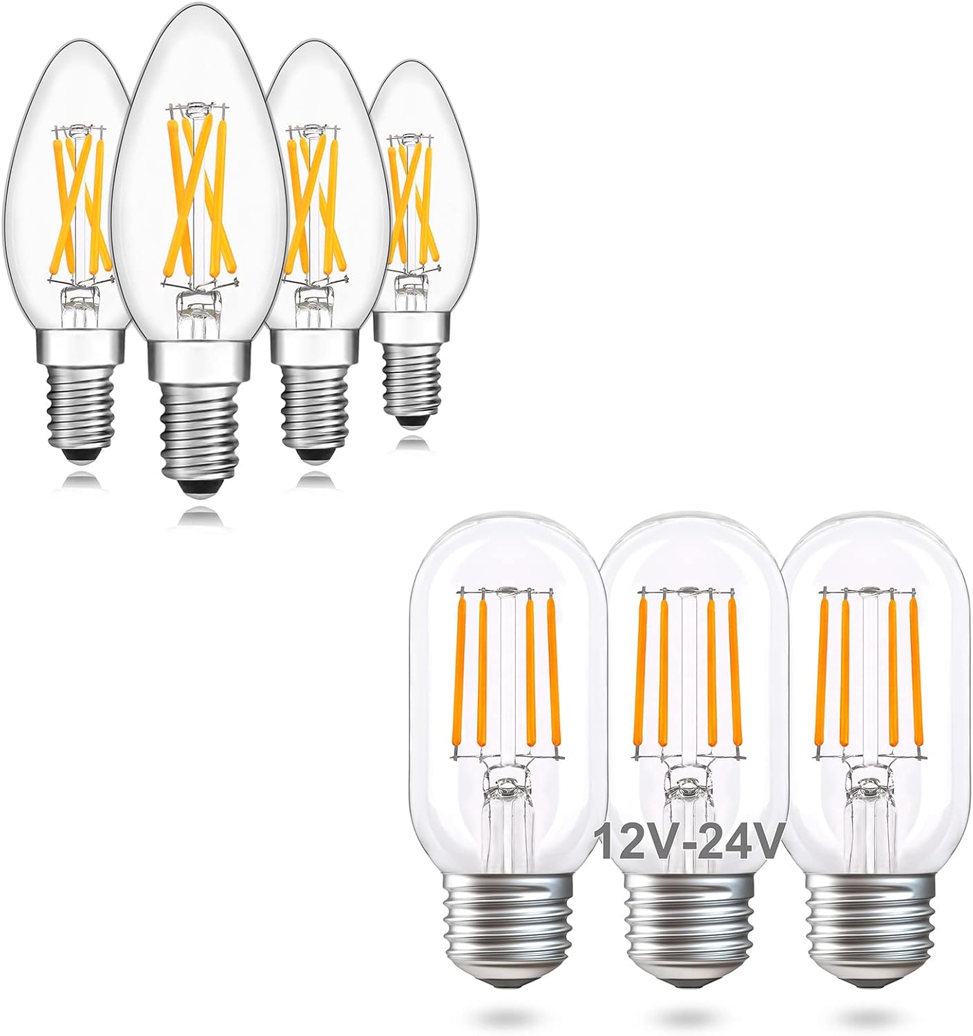 TOKCON 12V Low Voltage LED Light Bulbs - Soft Warm White 2700K(Only for ...