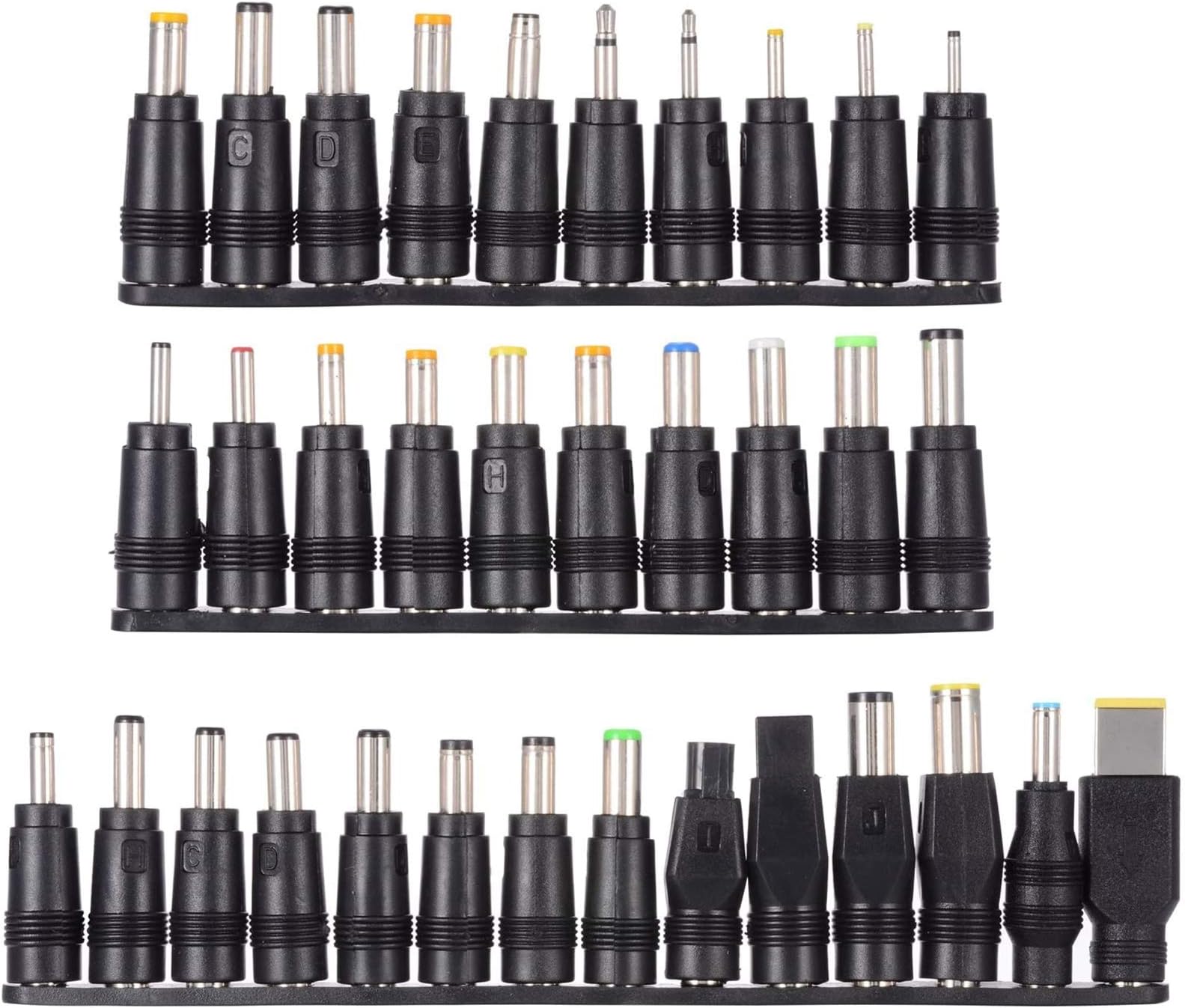 PChero 34 Pack DC Adapter 5.5mm x 2.1mm Female Barrel Jack Connector ...