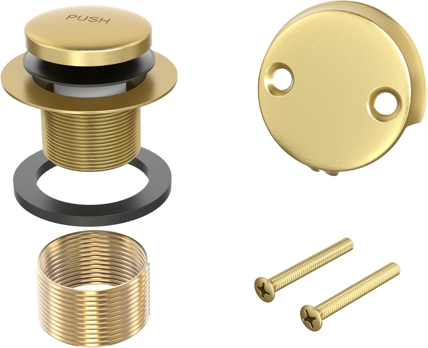 Amazon.com: Bath Tub Drain and Overflow Kit, Tub Drain Replacement with ...