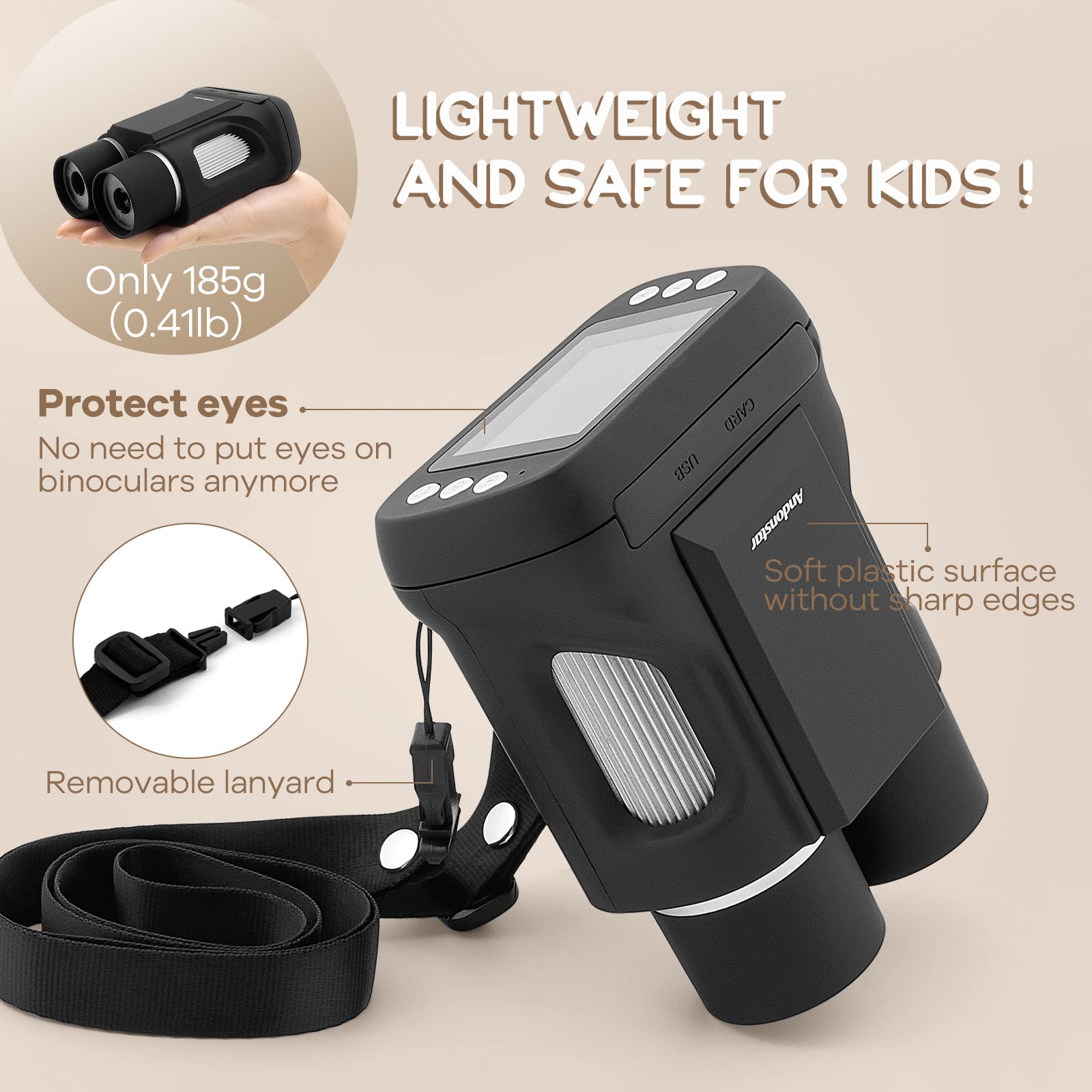 Snapklik.com : AD122 Kids Microscope&Telescope Double Lens, Portable ...