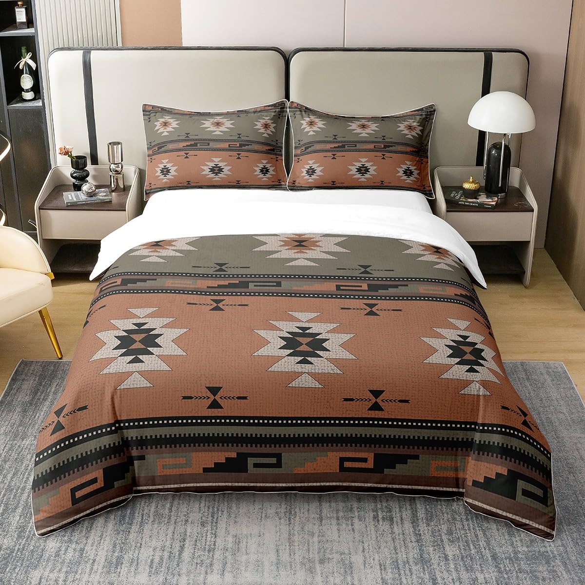 Amazon.com: Southwestern Bedding Duvet Cover Set 100% Cotton King Size ...