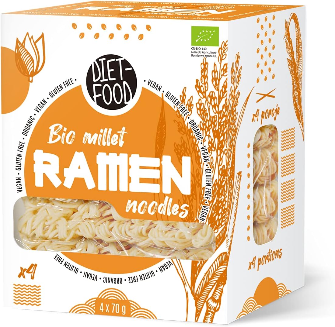 DIET-FOOD Nouilles - Ramen - Millet - Bio - Alimentation Végétalienne ...