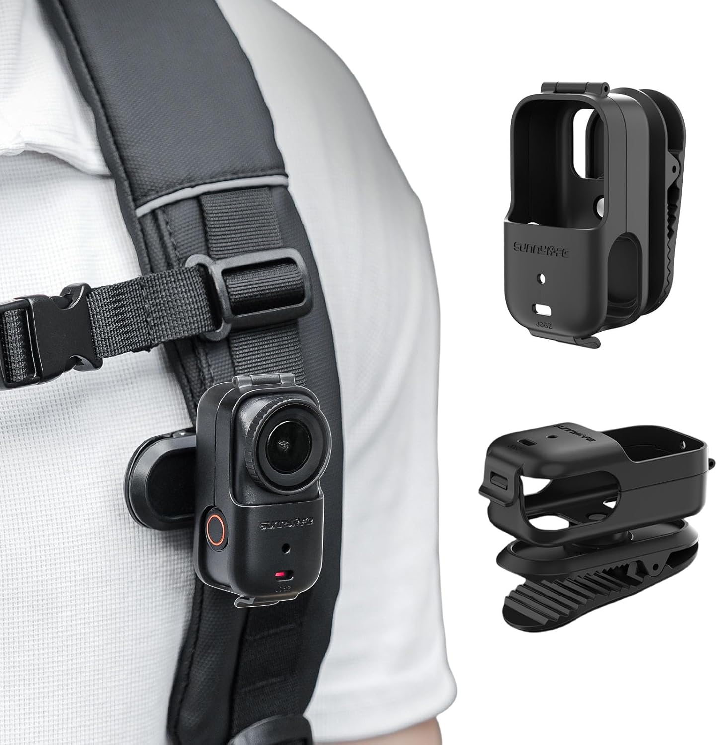 Amazon.com : FSIDIWT Backpack Strap Mount for DJI Osmo Nano, 360 ...