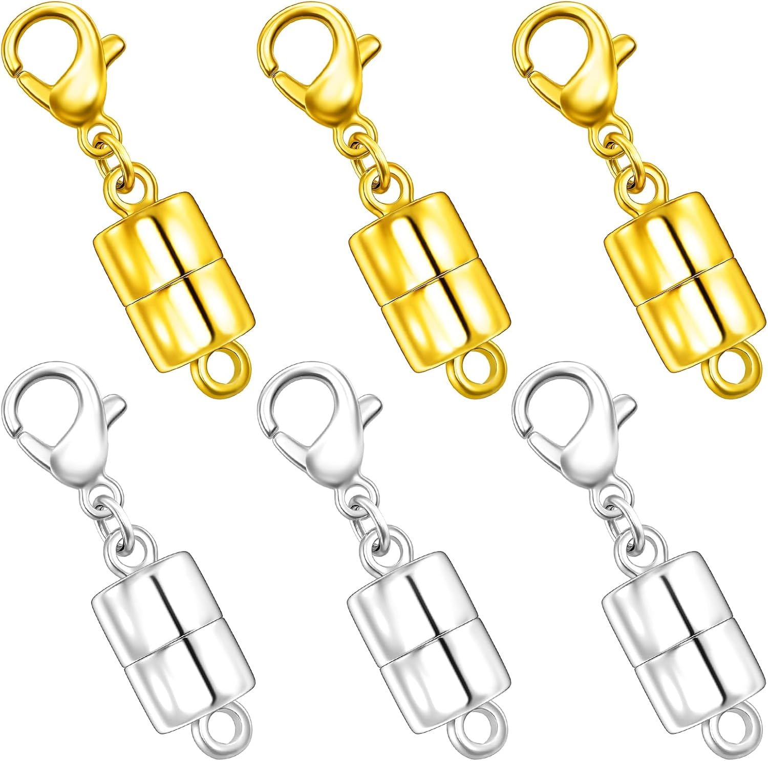 Amazon.com: Qulltk Magnetic Necklace Clasp with Lobster Clasp 18K Gold ...