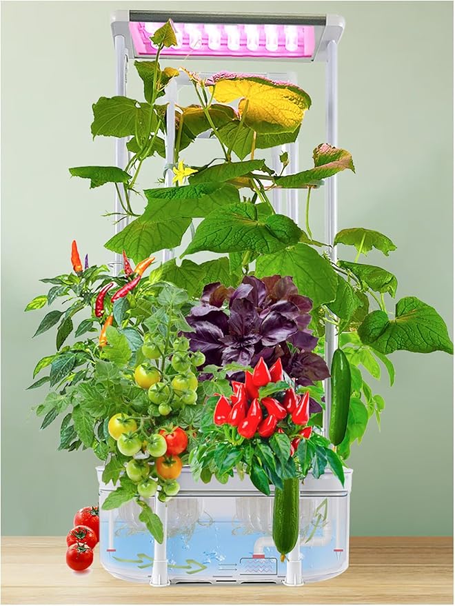 Amazon.com: Hydroponics Growing System kit with Trellis,Smart ...