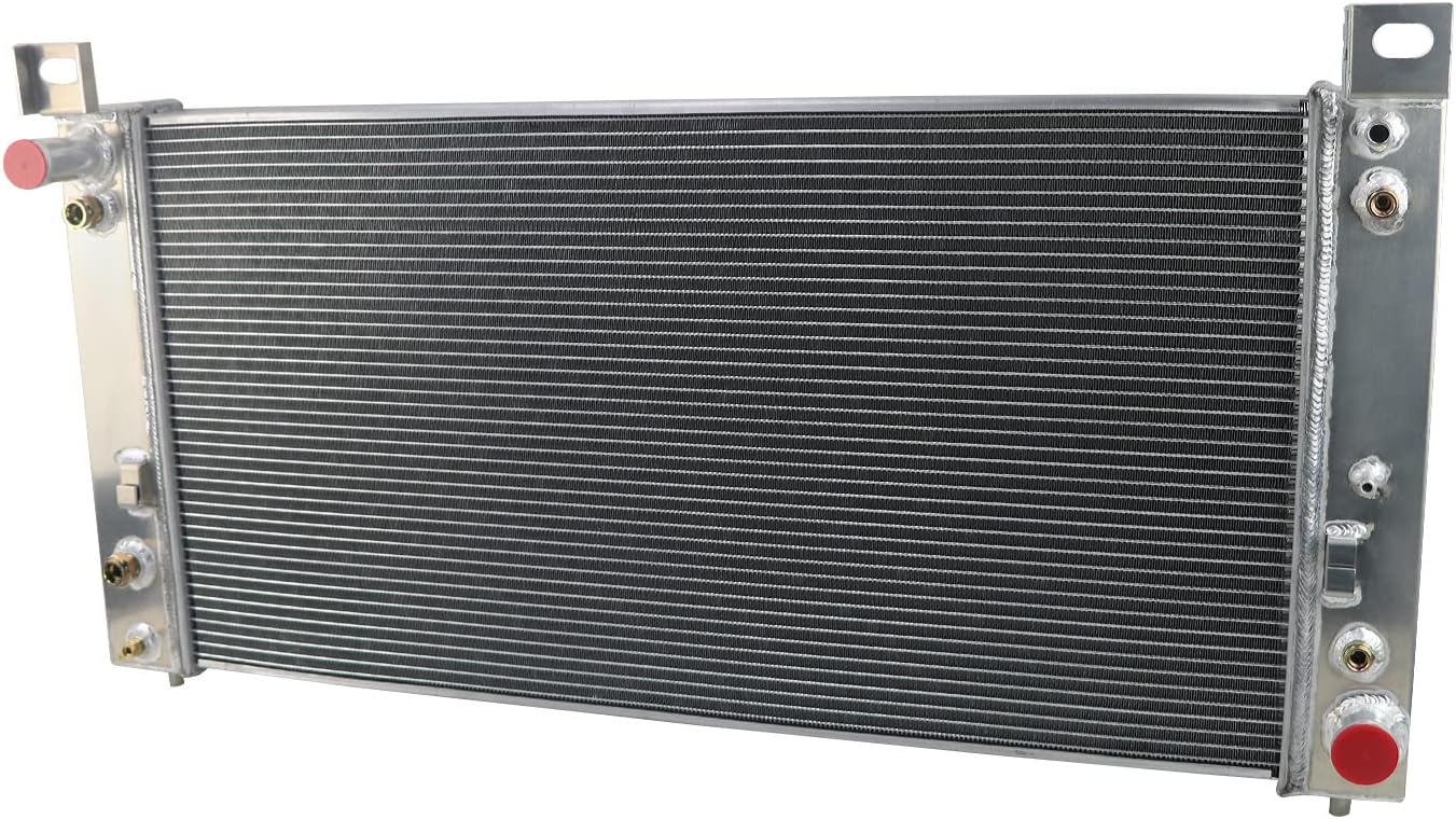 Amazon.com: Cubauto 4 Row Aluminum Radiator Compatible For Chevy ...