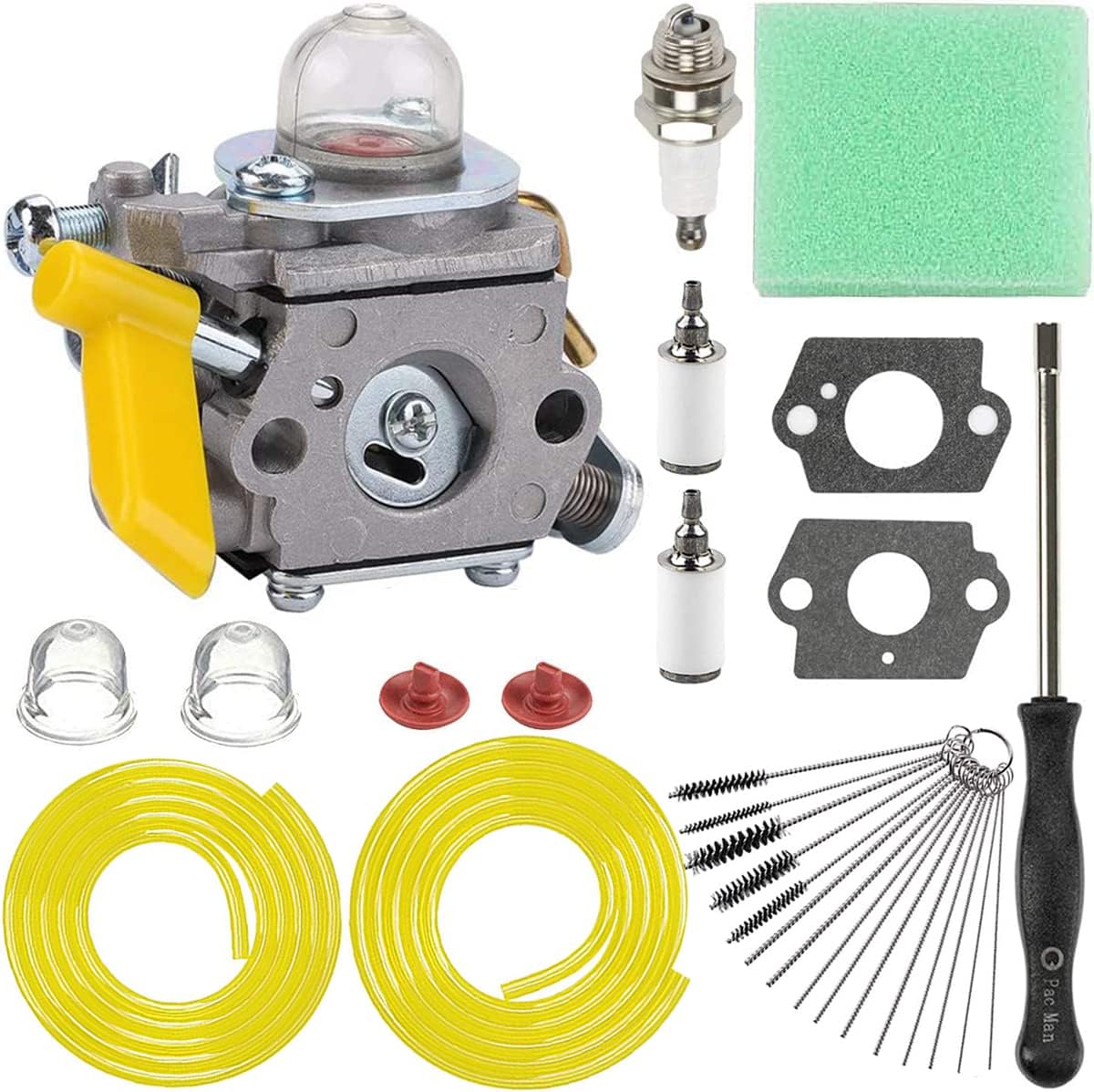 ZAMDOE 30cc Carburetor for Ryobi for Homelite 308054077 25cc 26cc 46cc RBC30SESA RBC30SBSA ...