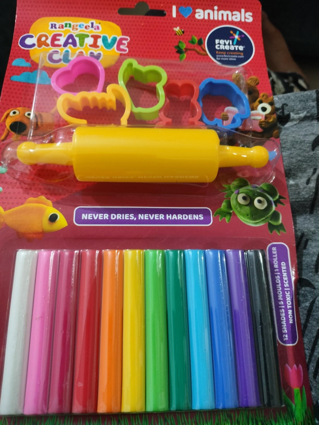 Buy Pidilite Rangeela Creative Clay Pack Containing Animals & Pidilite ...