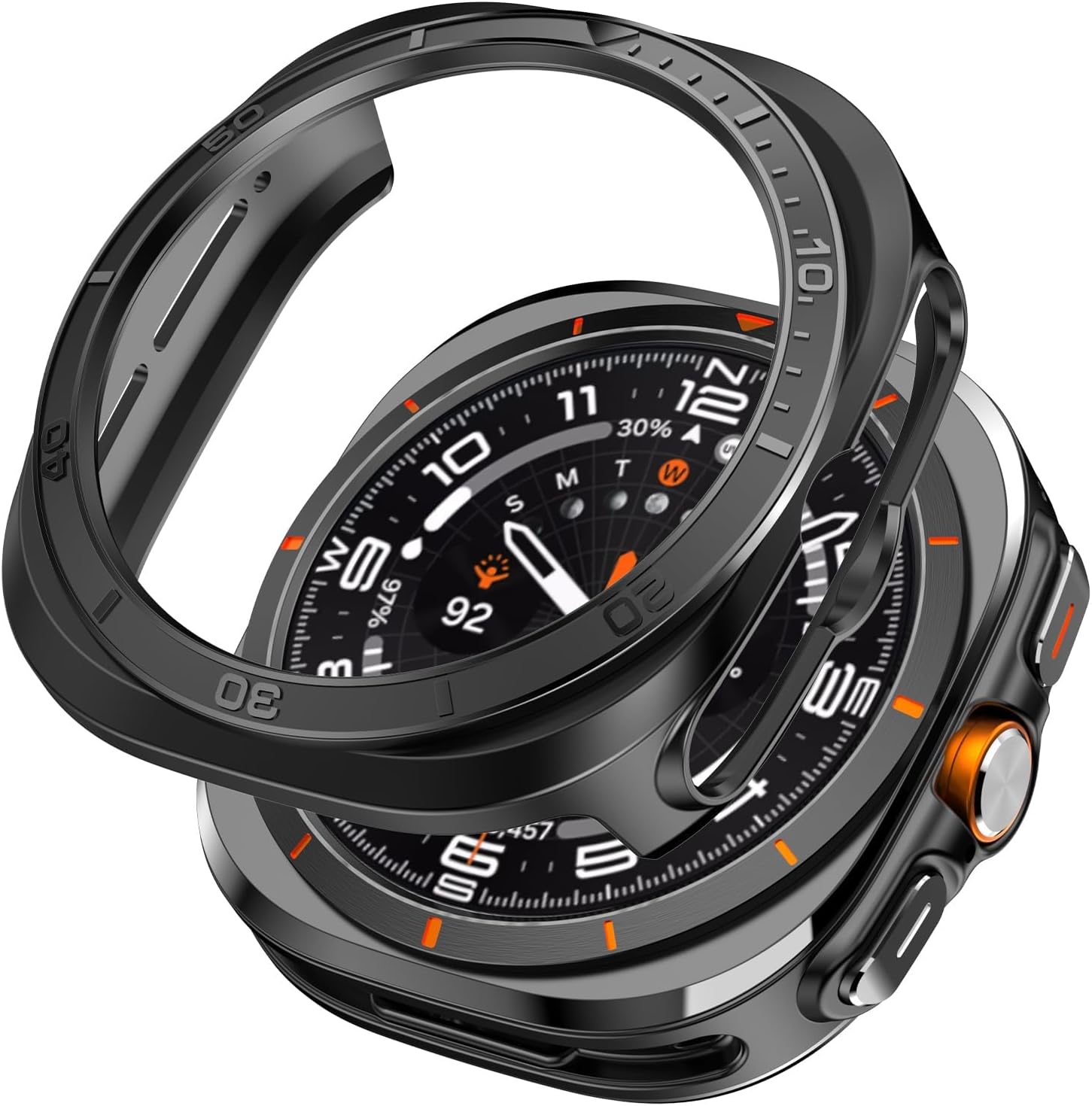 Amazon.com: AMANECER Rugged PC Case Compatible with Galaxy Watch 7 ...