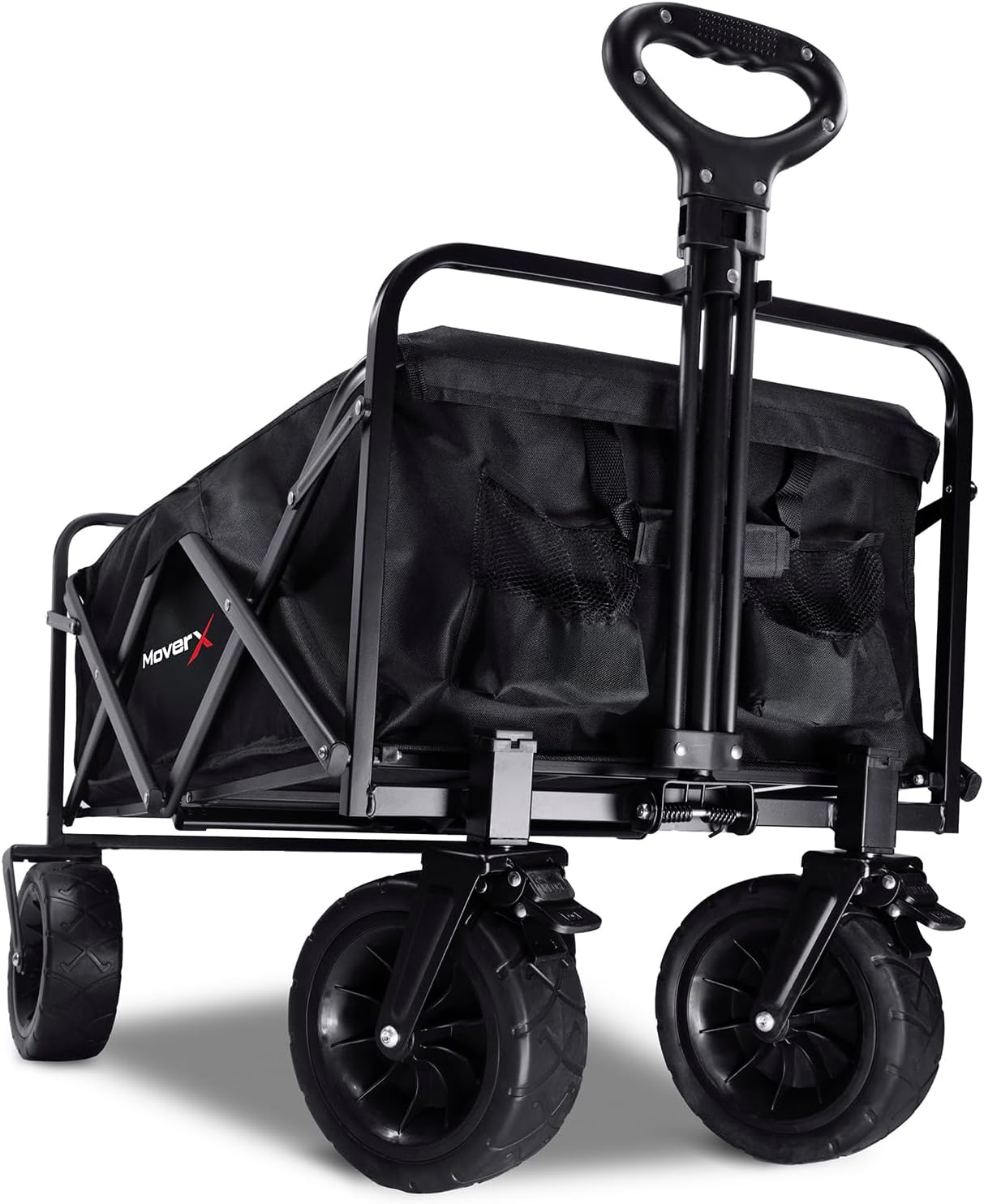 MoverX 120L Festival Trolley on Wheels, Folding Wagon, Portable Camping ...