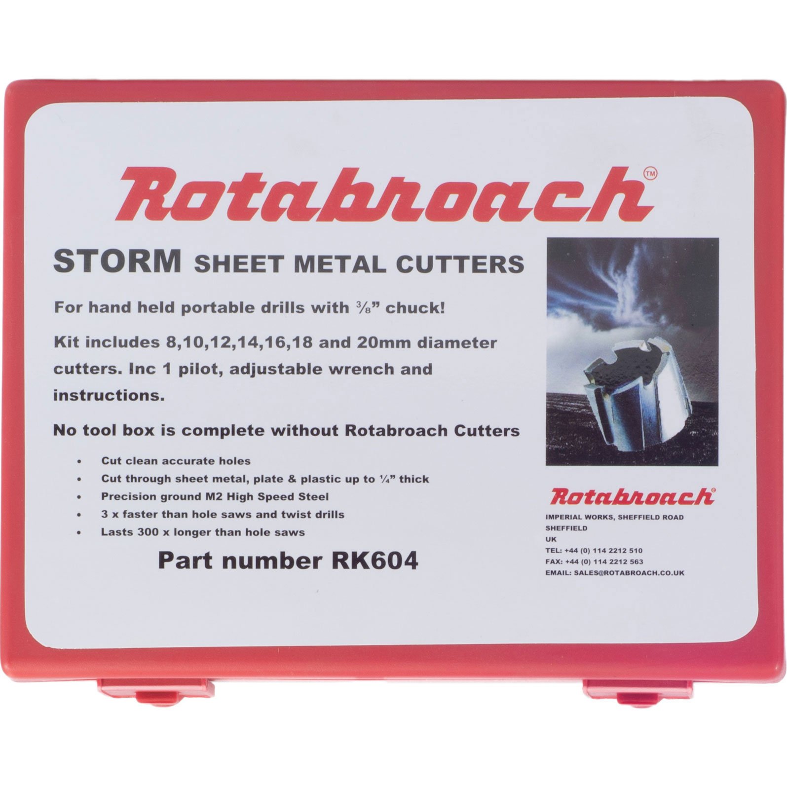 Rotabroach Mini Cutter 3/8" Drill Set - RK604 Magnetic Drilling Annular ...