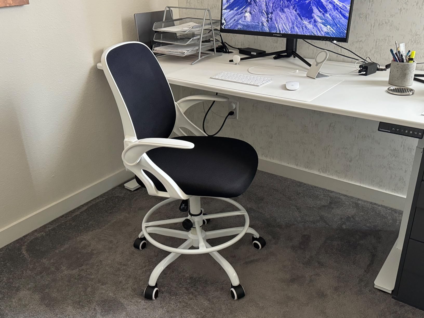 $25/mo - Finance Razzor Drafting Chair Tall Ergonomic Office Chair ...