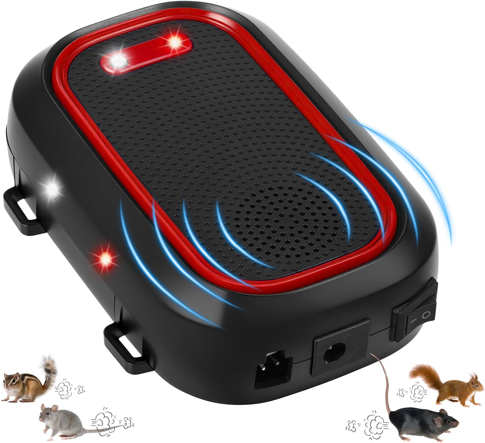 Amazon.com: Jahy2Tech 2024 Newest Under Hood Rodent Repeller with Red & White Strobe Light,3 ...