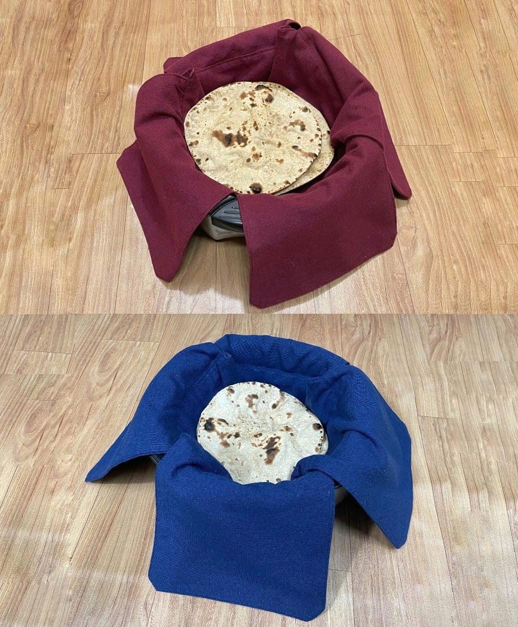 Glus Cotton Roti Cover Chapati Cover Roti Rumal for Tiffins Roti Pona ...