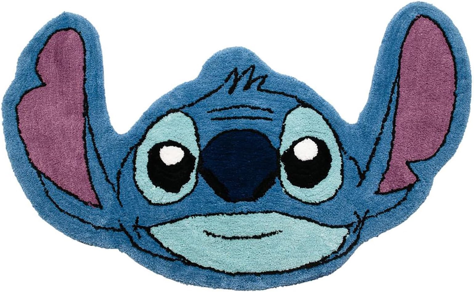 Amazon.com: Jay Franco Disney Lilo and Stitch Plush Blue Fluffy Accent ...